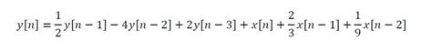 Solved An LTI System Difference Equation Is Given Below Chegg
