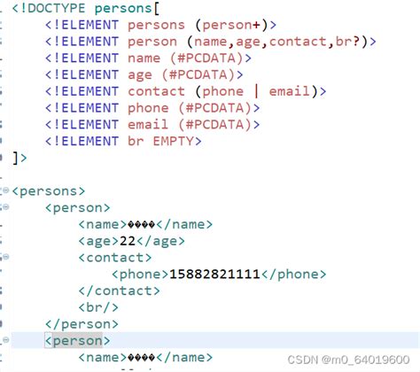 Dtd约束 Csdn博客
