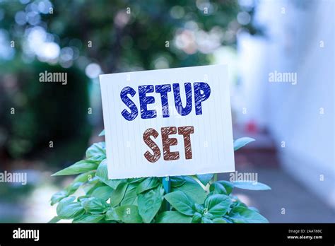 Word Writing Text Setup Set Business Photo Showcasing The Analysisner Position Or Direction