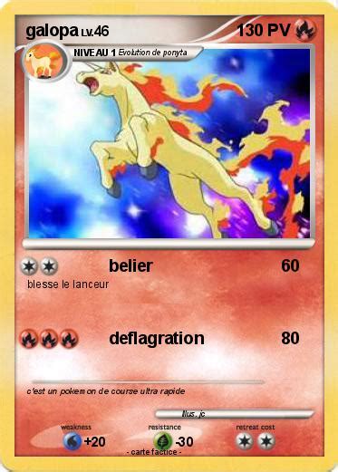 Pokémon Galopa 206 206 Belier Ma Carte Pokémon