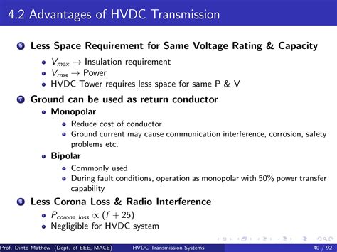 High Voltage Direct Current Transmission Slides Pdf