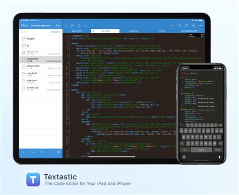 Textastic The Code Editor For Your Ipad And Iphone Sponsor Macstories