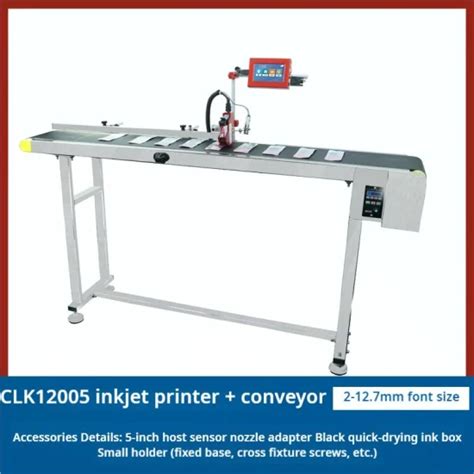 Small Fully Automatic Inkjet Printer Date Label Batch Number Packaging Assembly Line Coding
