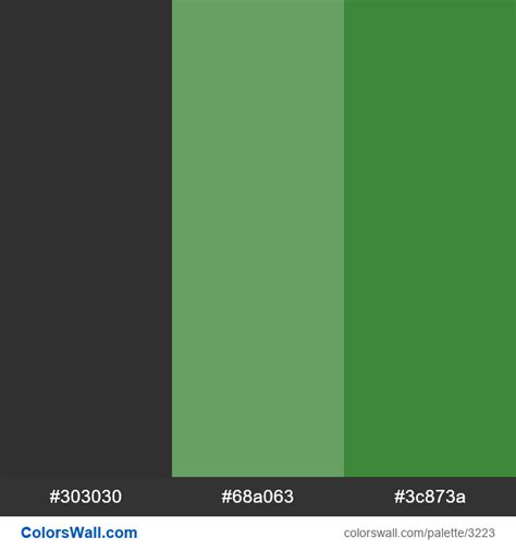node js logo colors 303030 68a063 3c873a colorswall