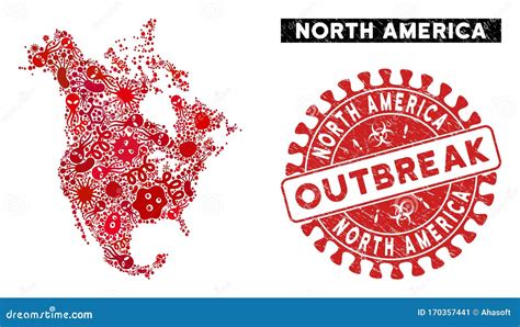 Outbreak Collage Soria Province Map With Distress Outbreak Stamp Vector