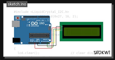 LCD I C Wokwi ESP STM Arduino Simulator