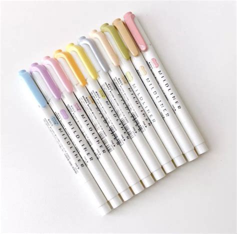 New Zebra Mildliner Markers Natural Mild Colors Mild Cream Artofit