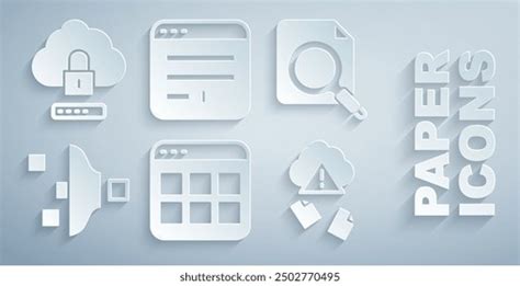 Set Hierarchy Organogram Chart Browser Files Stock Vector Royalty Free 2502770707 Shutterstock