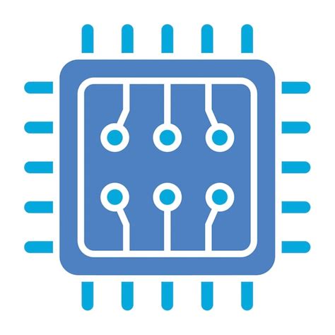 premium vector processor icon