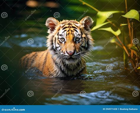 Amur Tiger Made With Generative Ai Illustration Stock Illustration