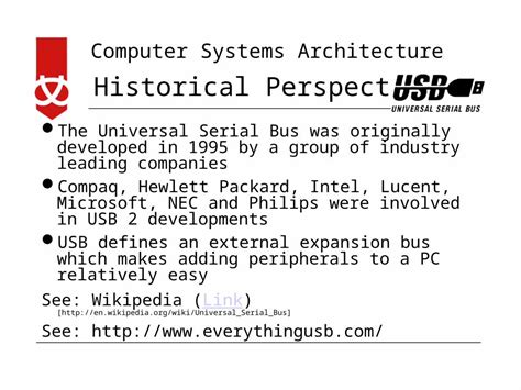Ppt Computer Systems Architecture Historical Perspective The