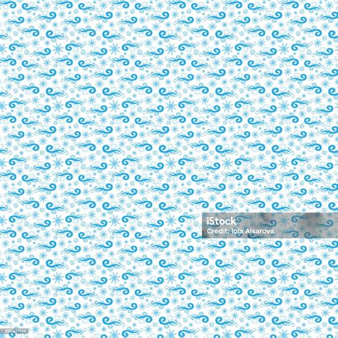 얼음 같은 푸른 눈송이와 겨울 모티브가 선명한 흰색 배경에 흩어져 서리가 내리고 고요한 패턴을 만듭니다 휴일 디자인 선물 포장 또는 계절 장식 프로젝트에 적합합니다 백색