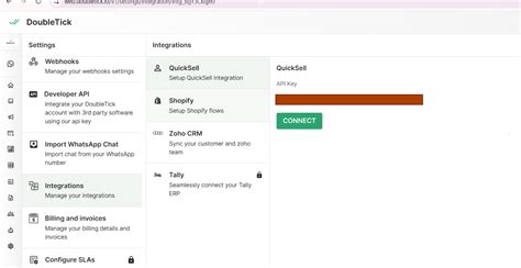 How To Integrate Quicksell With Doubletick Doubletick Docs