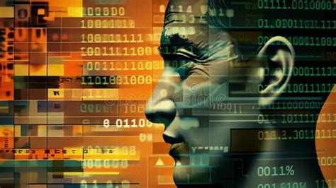 artificial intelligence processing big data in a futuristic server room