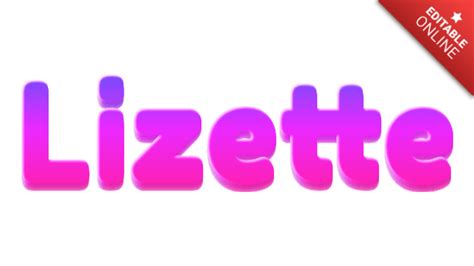 Lizette Ai Text Effect Generator