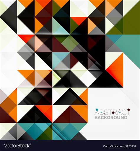 Abstract Geometric Background Modern Overlapping Vector Image