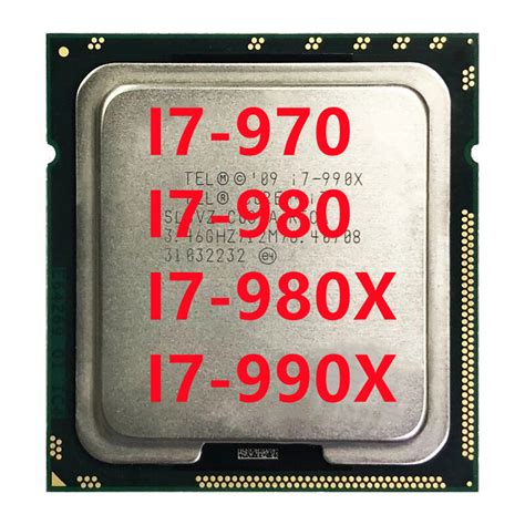 I7 970 980 980x 990x Six Core Desktop Cpu Processor Lga 1366 Support