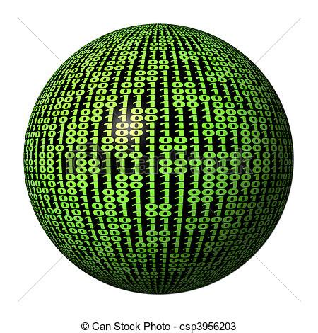 Binary Code Sphere Clipart Panda Free Clipart Images