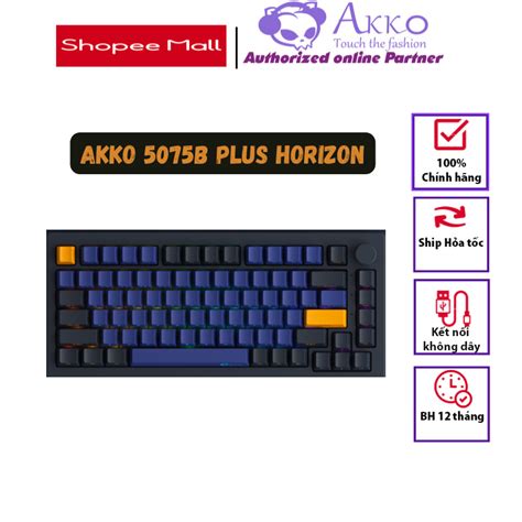 Bàn phím cơ AKKO B Plus Horizon SP Hotswap RGB Multi modes Shopee Việt Nam