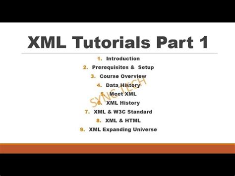 XMl Tutorials Part YouTube