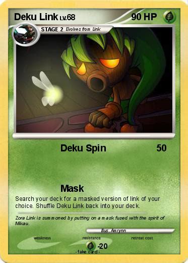 Pokémon Deku Link 32 32 Deku Spin My Pokemon Card