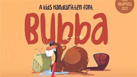 Bubba Font Madfonts