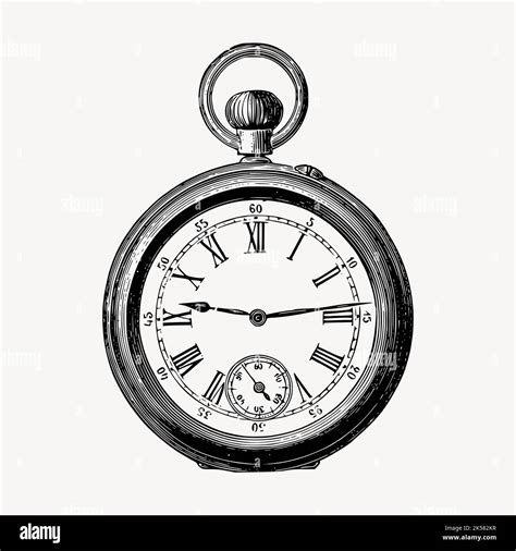 Vintage Clock Old Clock Pocket Watch Clock Clock Time Illustration