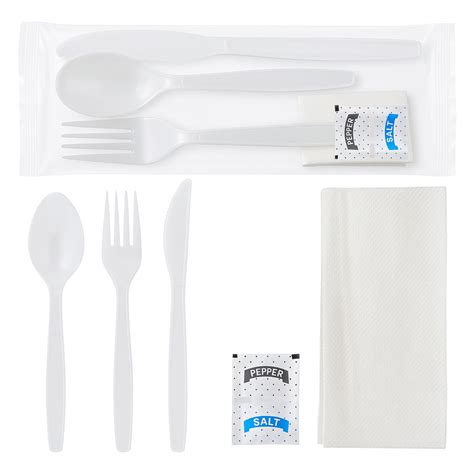 Riteware 6 Pc Medium Weight White Cutlery Kit 250cs Ck2106s