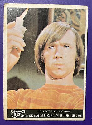 1967 The Monkees Trading Card 28a Fair Very Good Ebay