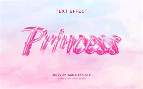 Premium Psd Pink Doll Text Effect