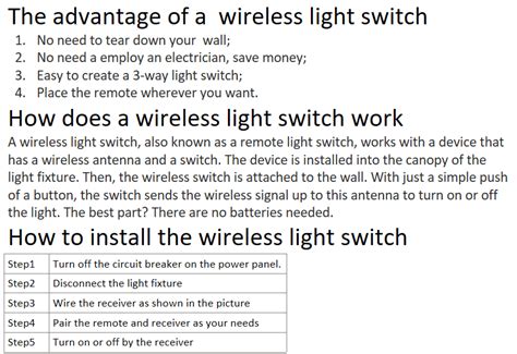 How To Install A Wireless Light Switch Rsuraielec
