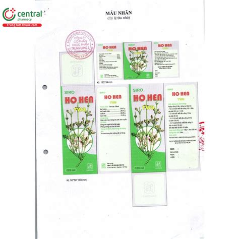 Thuốc Ho Hen Tw3 Điều Trị Ho Lâu Ngày Dự Phòng Cơn Hen Tái Phát