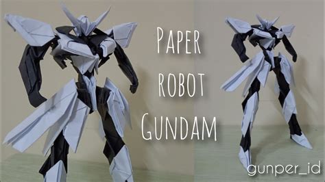 Origamirobot Gundam Origami Origami Robot Gundam Youtube