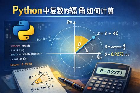 Python中复数的辐角如何计算