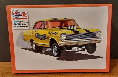 Amt ~ 1965 Chevy Ii Nova Awb Twister Funny Car ~ Model Kit 125 ~ New