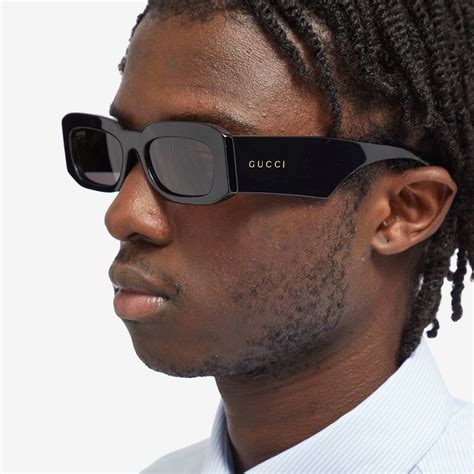 Gucci Mens Eyewear Gg1426s Sunglasses In Black Grey Gucci