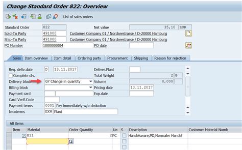 Sd Delivery Block Report Sapcodes