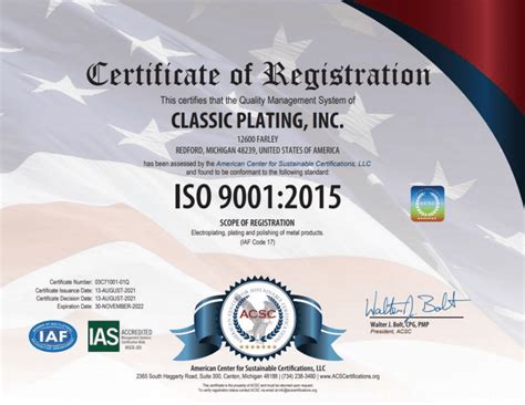 Classic Plating Inc Dependable Service And Quality Plating