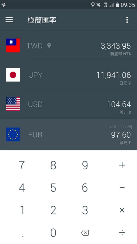 極簡匯率：最美設計完全免費的匯率換算 App 出國購物貼心計算