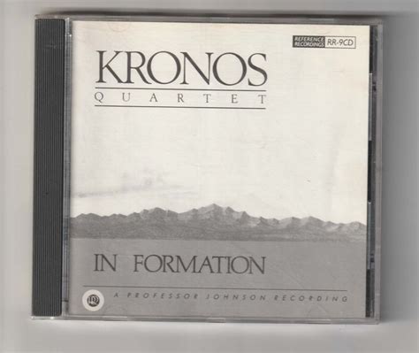 Kronos Quartet In Formation Cd 1990 Gebraucht In Härkingen Für