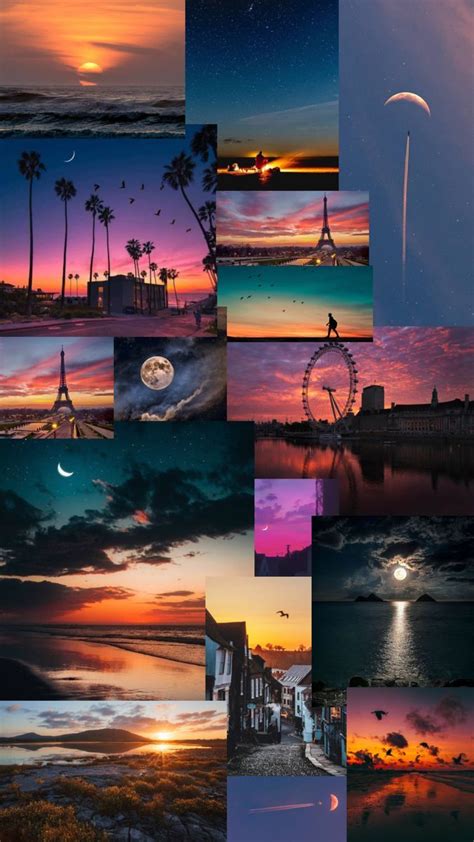 Sunset Collage Wallpapers 4k Hd Backgrounds On Wallpaperbat