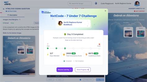 7under7 Codingchallenge Nxtwave Continuouslearning Innovation