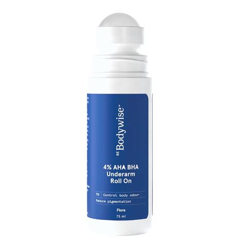 Buy Be Bodywise 4 Aha Bha Underarm Roll On 75ml 2 Lactic Acid 1