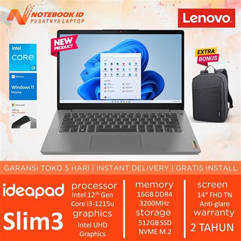 Jual Laptop Lenovo Ideapad Slim Iau Core I U Gb Gb W Ohs Shopee Indonesia