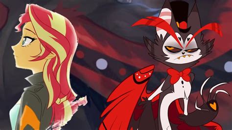 Sunset Shimmer Mlp And Husk Hazbin Hotel Youtube