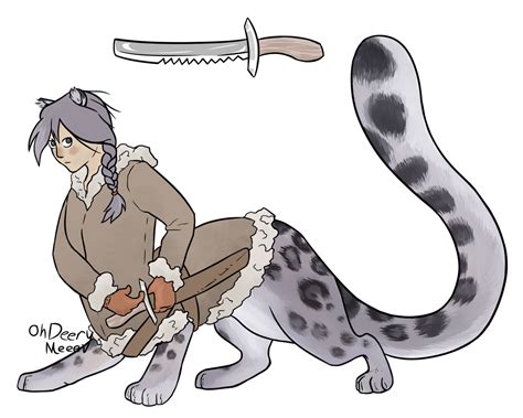 Oc Snow Leopard Taur By Ohdeerymeee On Deviantart