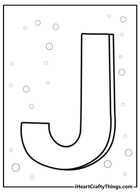 Coloring Page For Letter J
