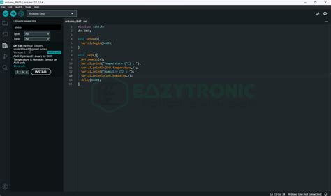 DHT11 With Arduino Interfacing Guide