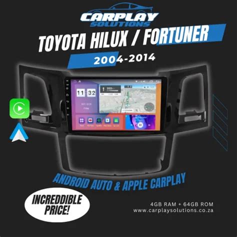 Toyota Hilux Gd6 2015 2020 Android Radio Carplay And Android Auto