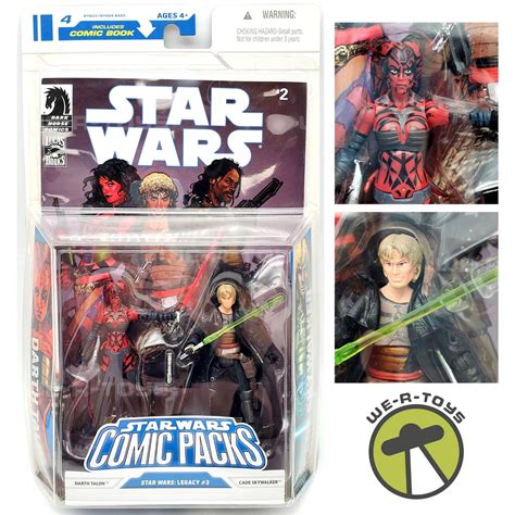 Star Wars Legacy 2 Comic Pack Darth Talon And Cade Skywalker 2 Pack